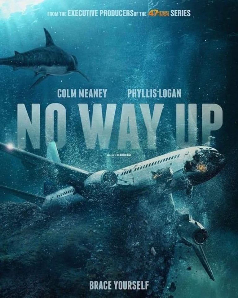 No Way Up (2024). Film review of the ‘sharks on a plane’ thriller ...